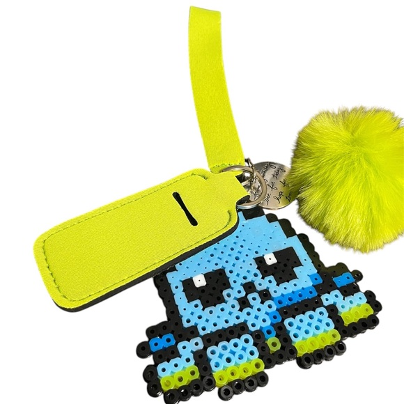Accessories | Neon Green And Blue Kids Keychain | Poshmark